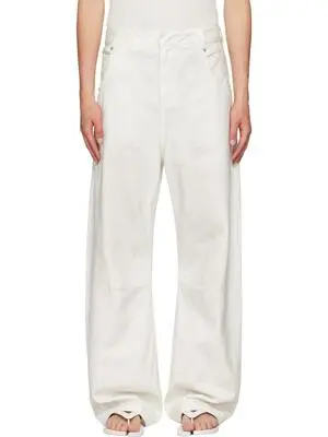 ENTIRE STUDIOS Gem Relaxed Jeans - White