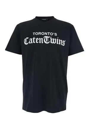 Dsquared2 Dsquared2 Toronto Printed T-Shirt Black