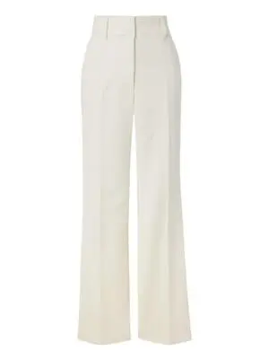Gabriela Hearst Cecilia Tailored Trousers With Belt Loops - Ivory