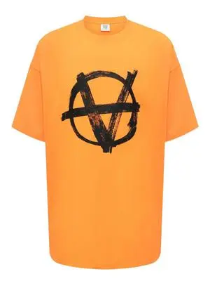 Vetements Logo Logo T-shirt - Orange