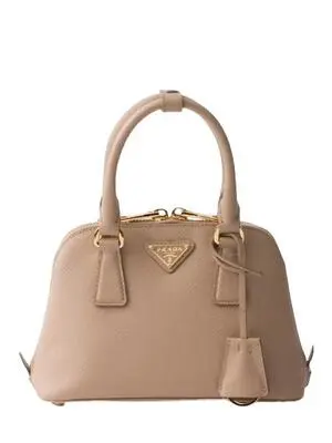 Prada Top Handle Bag - Cameo