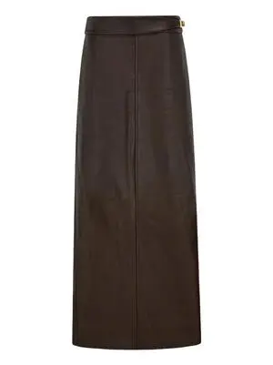 FERRAGAMO Maxi Skirt - Espresso