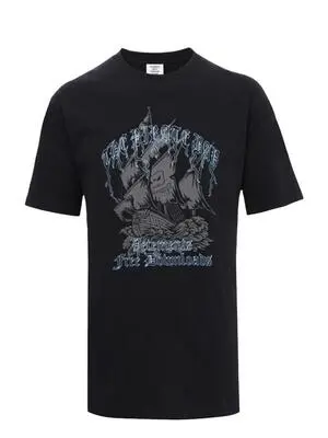 Vetements Logo Logo T-shirt - Black