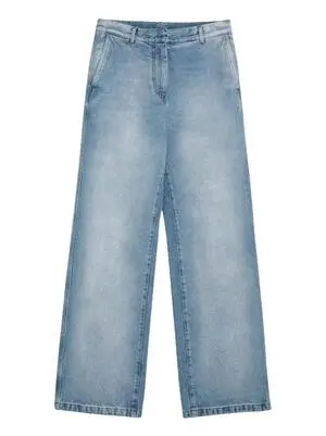 Dries Van Noten Belt-loop Jeans - Light Blue