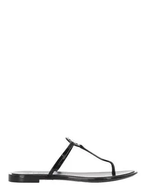 Tory Burch Mini Miller Flip Flops - Black