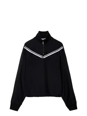 Off-White Off-White Zip-Up Track Jacket With Logo Detail Black