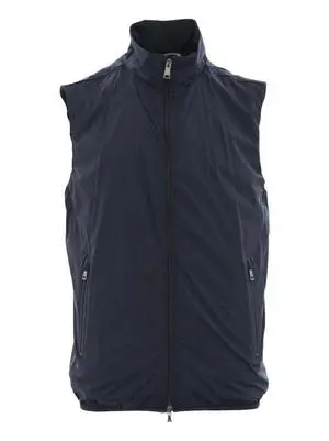PAUL  SHARK Paul & Shark Stand Collar Zip-up Vest - Black