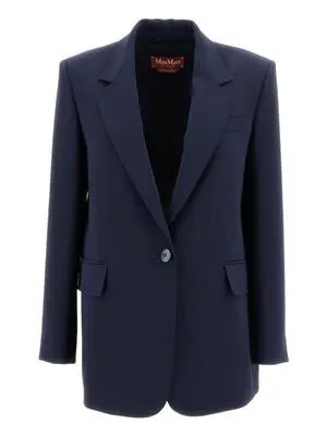 Max Mara Max Mara Flap-Pockets Blazer Black