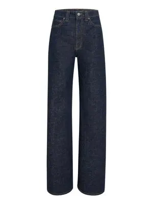 KHAITE Khaite Dane High Waisted Wide-Leg Jeans
