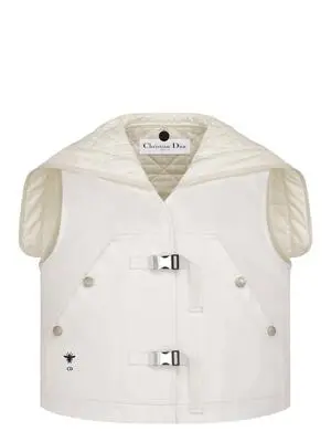 Dior Sleeveless Vest With Sailor Collar - Beige