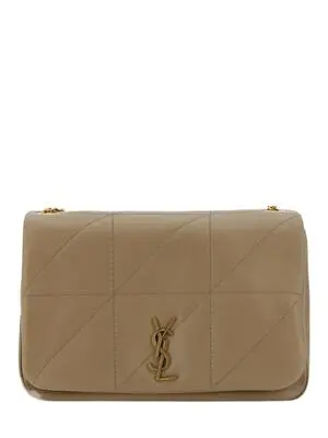 Saint Laurent Jamie 4.3 Logo Plaque Shoulder Bag - Brown