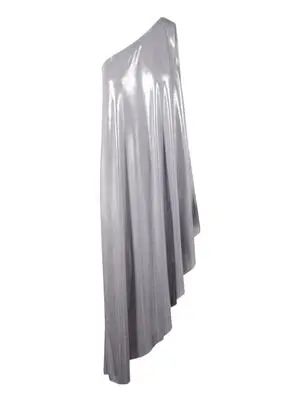 Norma Kamali One-shoulder Asymmetric Tunic - Gray