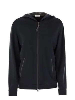 Brunello Cucinelli Striped Hoodie - Black