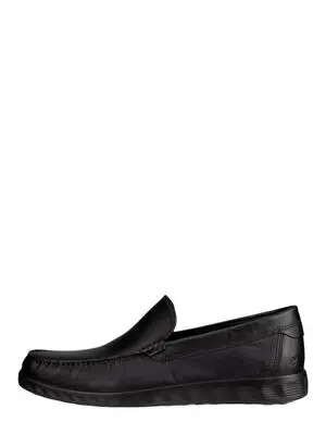 Ecco Round-toe Loafers - Black