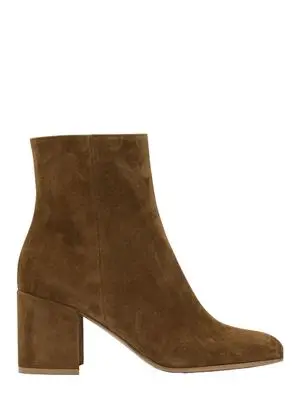 GIANVITO ROSSI Gianvito Rossi Suede Block Heel Boots
