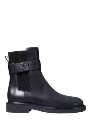 TORY BURCH Tory Burch Double Logo Detailed Ankle Boots