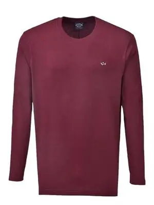 PAUL  SHARK Logo Details T-shirt - Red