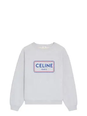 CELINE Celine Loose Sweatshirt In Cotton Fleece With Paris Print