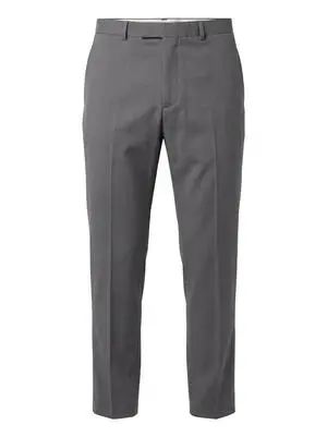 Gucci Straight Leg Satin Pants - Grey