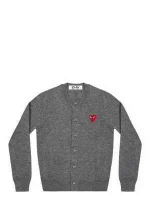Play Comme Des Garcon Cardigan - Grey