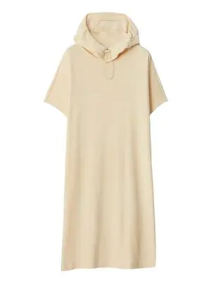 Burberry Towelling Hooded Cotton Dress - No