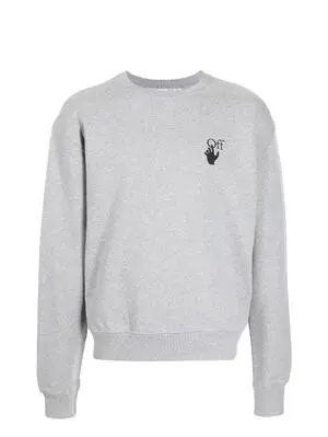 OFF-WHITE Off-White Logo-Print Long-Sleeve Sweatshirt