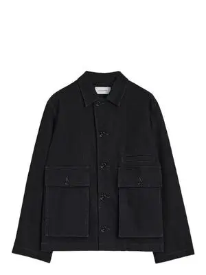 LEMAIRE Boxy Denim Jacket - Black