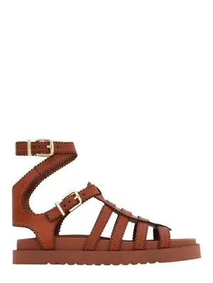Zimmermann Goldie Sandals - Walnut