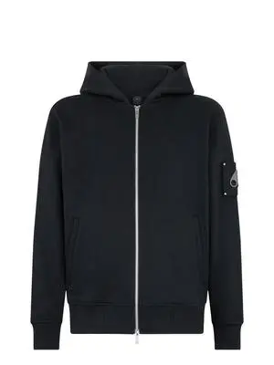 Moose Knuckles Moose Knuckles Zip-Up Hoodie Black