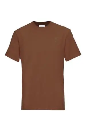 FERRAGAMO Round-necked T-shirt - Brown