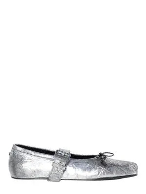ANN DEMEULEMEESTER Zoey" Ballerina Flats - Silver