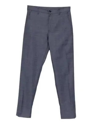 Canali Button Tailored Trousers - Gray