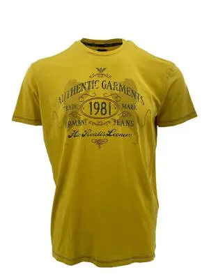 Emporio Armani Item O-Neck Short-sleeved T-shirt Brown
