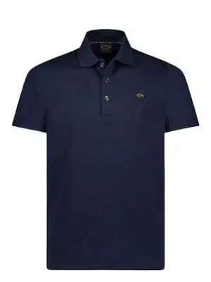 PAUL  SHARK Logo Polo Shirt - Black