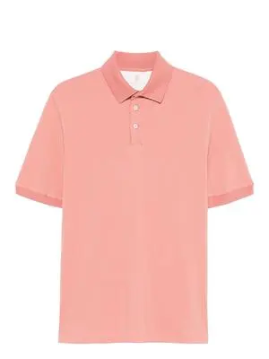 Brunello Cucinelli Piqué Polo Shirt - Flamingo Pink