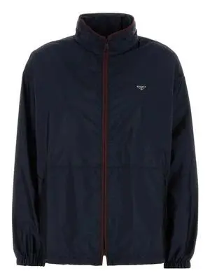Prada Re-nylon Blouson Jacket - Navy Blue