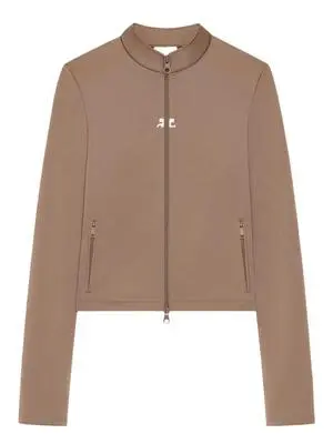 COURREGES Biker Track Jacket - Brown