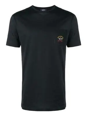 PAUL  SHARK Round-necked T-shirt - Black