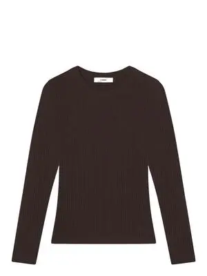 FRAME Frame Fine Cable Knit Sweater