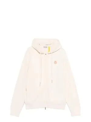 Moncler X Gilga Farm Zip-up Hoodie - Beige
