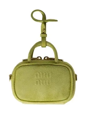 Miu Miu Suede Micro-bag - Ivy Green