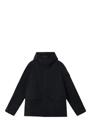 Stone Island Hooded Jacket - Black