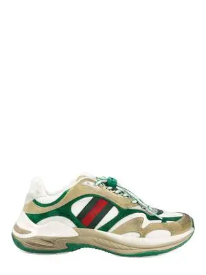 Gucci Panelled Lace-up Sneakers - Multicolor