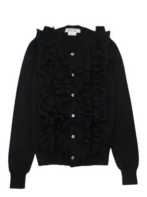 Comme Des Garçons Bow Cardigan - Navy Blue
