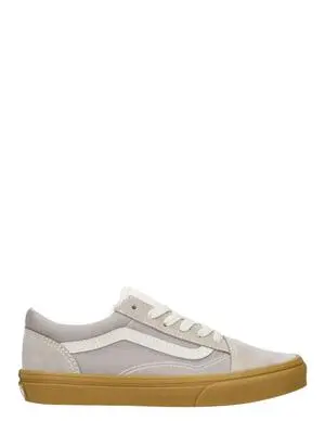 VANS Vans Round Toe Lace-Up Sneakers Gray