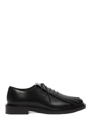 Max Mara Tassel Lace Derby Shoes - Black