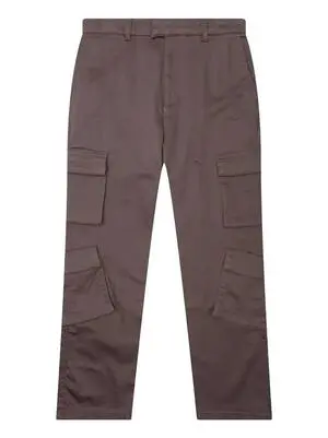 REPRESENT Cargo Pants With Belt Loops And Multiple Pockets - Brown