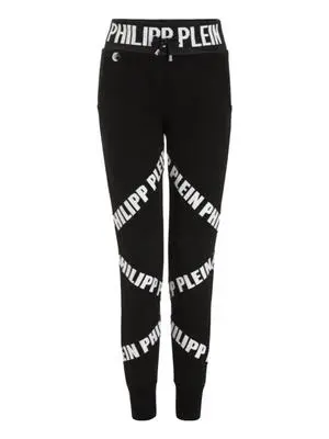 Philipp Plein Logo Detail Sweatpants - Black