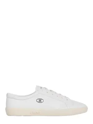 CELINE Celine Lou Low Lace-Up Sneaker With Triomphe In Lambskin