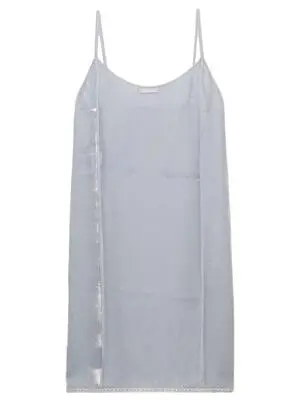 Prada Velvet Slip Dress - Interstellar Blue